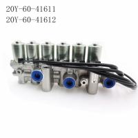 China Excavator Solenoid Valve 20Y-60-41611 20Y-60-41612 for HB205 HB215 PC200 PC210 PC220 for sale