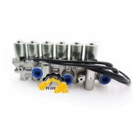 China Excavator Solenoid Valve 20Y-60-41611 20Y-60-41612 for HB205 HB215 PC200 PC210 PC220 for sale