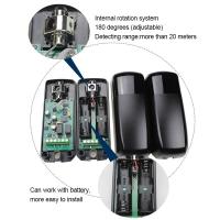 China Wireless Battery IP54 12V Infrared Gate Safety Beams for sale