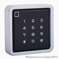 China Auto Door Keypad Electronic Entry Doorwaterproof Metal Case RFID 125khz Access Control Keypad Stand-Alone With 2000 User for sale