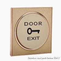 China Metral EXIT Stainless Steel Push Button Touch Switch for sale