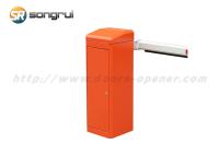 China Orange BLDC Security Barrier Gate , 220V Traffic Barrier Gate for sale