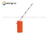 China Orange BLDC Security Barrier Gate , 220V Traffic Barrier Gate for sale