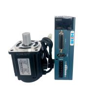 China Industrial ABS Flame Retardant AC Servo Motor with 2500PPR Incremental Encoder PWM Sine Wave Vector Control and Position Control for sale