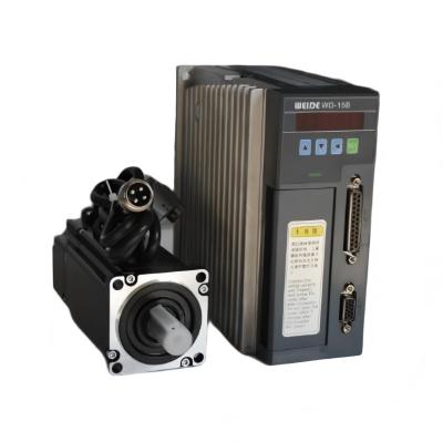 China High Stability Precision AC Servo Motor with 2500PPR Incremental Encoder PWM Sine Wave Vector Control and Position Control for Automation for sale