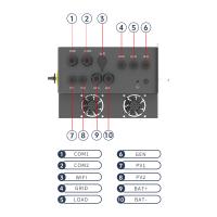 China Single-Phase Hybrid Solar Inverter, 12 Kw, Pure Sine Wave, off-Grid/Grid-Tied, MPPT, Energy Storage Inverter, 48V, Wall-Mounted, P65, EU Version for sale