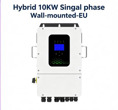 China Single-Phase Hybrid Solar Inverter, 10 Kw, Pure Sine Wave, off-Grid Grid-Tied, MPPT, Energy Storage Inverter, 48V, Wall-Mounted, P65, EU Version for sale
