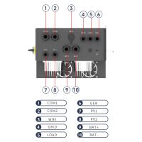 China Single-Phase Hybrid Solar Inverter, 10 Kw, Pure Sine Wave, off-Grid Grid-Tied, MPPT, Energy Storage Inverter, 48V, Wall-Mounted, P65, EU Version for sale