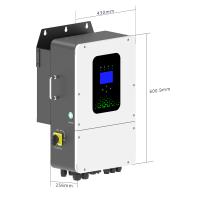 China Single-Phase Hybrid Solar Inverter, 10 Kw, Pure Sine Wave, off-Grid Grid-Tied, MPPT, Energy Storage Inverter, 48V, Wall-Mounted, P65, EU Version for sale