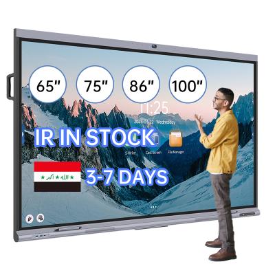 China Iraq in Stock Cheap LCD LED Interactive White Board  Digital Monitor  Interactive Flat Panel Interactive Smart Board for sale