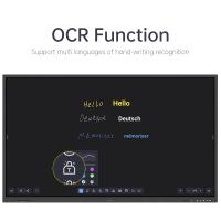China 65-Inch Smart Android Interactive Panel Whiteboard Type with OPS Computer for Enhanced Interactive Board Experience for sale