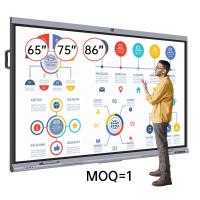 China 86 Inch Big Screen  Android 11.0 8G Ram+128G Interactive Whiteboard Double System Smart Interactive Flat Panel for Classroom for sale