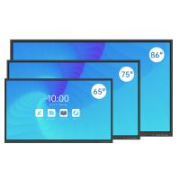 China 86 Inch Big Screen  Android 11.0 8G Ram+128G Interactive Whiteboard Double System Smart Interactive Flat Panel for Classroom for sale