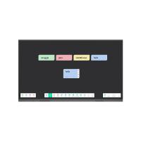 China GAOKEview 86 Inch Interactive Flat Panel LCD Monitor Touch Screen Multi Touch with OPS windows System for sale