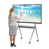 China 86-Inch Interactive Smart Board UHD 4K 4000:1 Contrast Ratio 3840 X 2160 Resolution Touch Screen Interactive Panel for sale