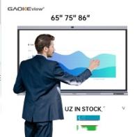 China Interactive White Board 86 Inches Uhd 4k 3840 X 2160 Interactive Panel 4000:1 Interactive Panel Smart Board Touch Screen for sale