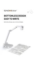China Gaoke A3A4 Mini Document Camera 4K Visualizer School Scanner 13 MP Visual Presenter for sale