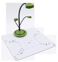 China GAOKEview Document Camera A3 Portable HD 8MP Visualizer Mini Scanner  Presenter USB Goose Neck Custom logo  Visualizer for Class for sale