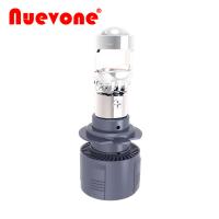 China Aluminum Mini Projector LED Headlight H7 H11 9005 9006 40W 12000lm Low Beam for sale