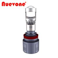 China Aluminum Mini Projector LED Headlight H7 H11 9005 9006 40W 12000lm Low Beam for sale
