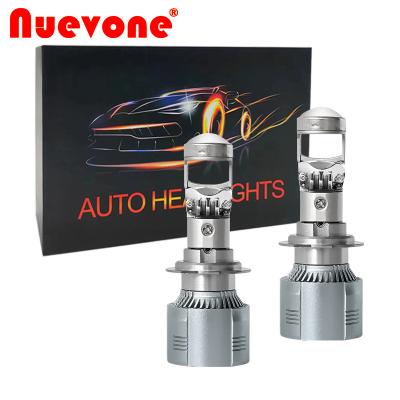 China Aluminum Mini Projector LED Headlight H7 H11 9005 9006 40W 12000lm Low Beam for sale
