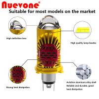 China 50W H4 LED Motorcycle Headlight High Brightness IP67 Waterproof Plug and Play for sale