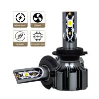China T6 45W 8000LM LED Car Headlight Bulb H11 H7 H4 High Low Beam IP67 CE Approved for sale