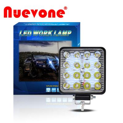 China Aluminium LED Work Light 48W 4800lm Rechargeable IP65 Heavy Duty Truck for sale