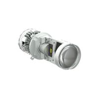 China H4 LED Projector Headlight 8500LM 85W High Power Motorcycle Bulb Argent Housing for sale