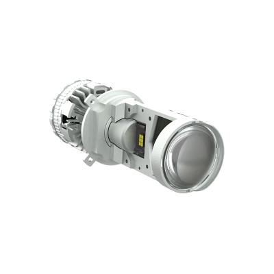 China H4 LED Projector Headlight 8500LM 85W High Power Motorcycle Bulb Argent Housing for sale