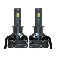 China Aluminum Housing 100W 6000K LED Car Headlight Bulb Plug and Play High Power for sale