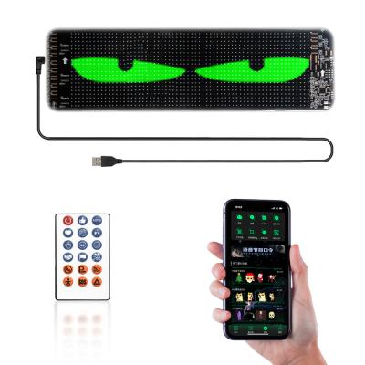 China 10 Inch Flexible Car LED Display 348x102mm Bluetooth Wi-Fi Custom Animations for sale