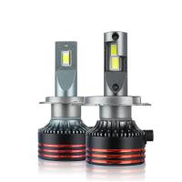 China M8 Pro H4 LED Headlight 130W Dual Beam Copper Cooling Spotlight IP68 Universal Fit for sale