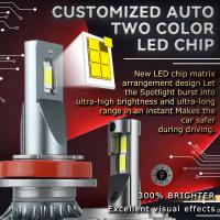 China M8 Pro 65W LED Headlight 12000LM High Low Beam Integrated Car Front Light 50000hrs for sale