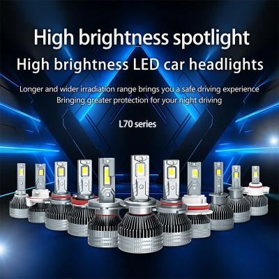 China H7 120W LED Headlamp 12000 Lumens Dual Copper Cooling Error Free Upgrade 12V for sale