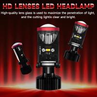 China H4 LED Headlight Bulb 4800lm 45W Aluminum Housing IP67 Waterproof 12V for sale