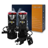 China 12V 45W LED Projector Headlight 4800lm 6000K H4 Plug and Play Universal for sale