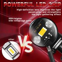China 6000K 4800lm LED Projector Headlight IP67 Waterproof 12V Plug and Play Universal for sale