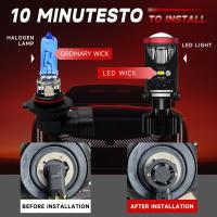 China H4 LED Projector Headlight Bulb 45W 4800lm 6000K 12V Universal for Motorcycle Car for sale