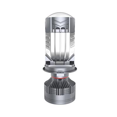 China 120W LED Projector Headlight H4 Bulb IP67 Waterproof 11000LM 9-80V Aluminum Housing for sale