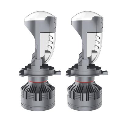 China H4 LED Projector Headlight Bulb 6000K 11000LM High Low Beam 120W 9-80V for sale