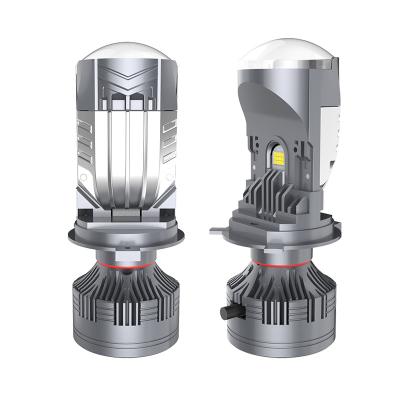 China Customized H4 LED Bulb 120W Low High Beam Fan Cooling 6000K 11000LM 9-80V for sale
