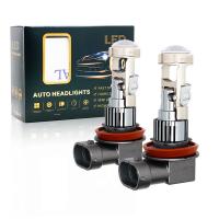 China Dual Beam LED Projector Headlights H4 H7 H11 9005 22W IP67 Waterproof EYE Lens for sale