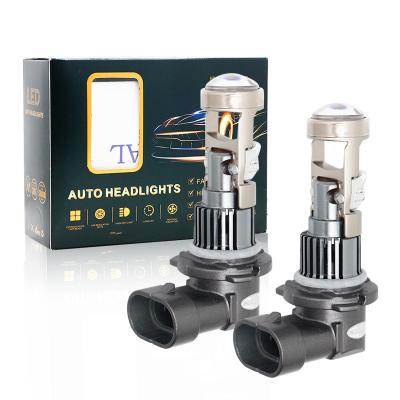 China All Weather LED Projector Headlights 22W IP67 EYE Lens Dual Beam H4 H7 H11 9005 for sale
