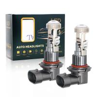 China All Weather LED Projector Headlights 22W IP67 EYE Lens Dual Beam H4 H7 H11 9005 for sale