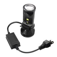 China T9 LED Compact Projector Headlights 6500K 90W Dual Beam H4 Bulbs for Cars Motorcycles for sale
