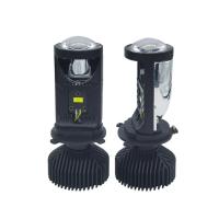 China 90W 8000LM H4 LED Mini Projector Headlights Twin Beam for Motorcycles Cars for sale