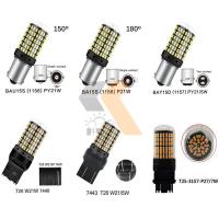 China 1156 1157 7440 7443 LED Turn Signal Brake Reverse Bulbs 12-24V IP68 50000hrs for sale