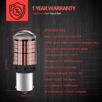 China 1156 1157 7440 7443 LED Turn Signal Brake Reverse Bulbs 12-24V IP68 50000hrs for sale