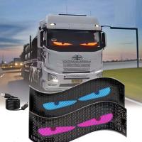 China BGZM 16x32 Car LED Display Windshield Screen 12V Remote Control Devil'S Eye Animation Display for sale